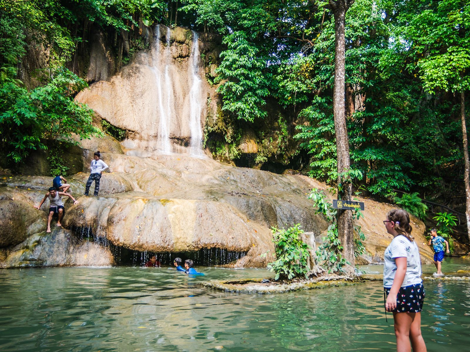 sai yok waterfall, thailand waterfall, kanchanaburi, the death railway ...