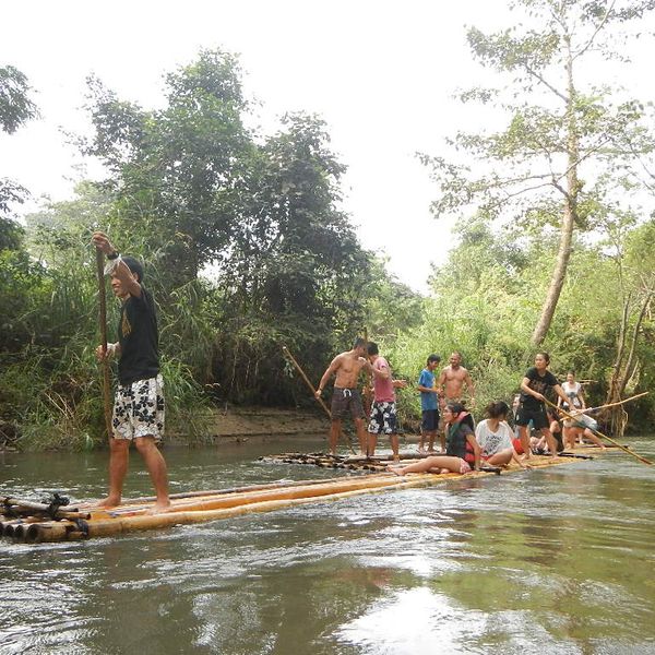 Enjoy Chiang Mai Bamboo Rafting Along the Mae Wang River - TakeMeTour
